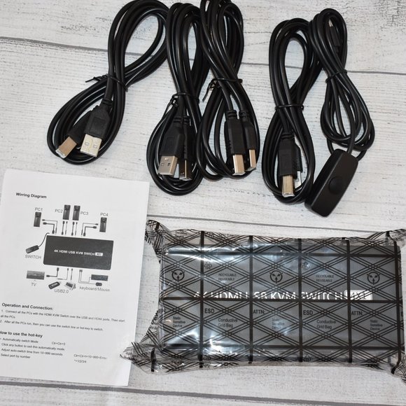 Networking | 4k Hdmi Usb Kvm Switch 4x1 | Poshmark